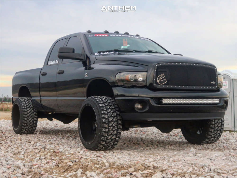 2005 Dodge Ram 2500 Wheel Offset Hella Stance >5" Suspension Lift 2.5 ...