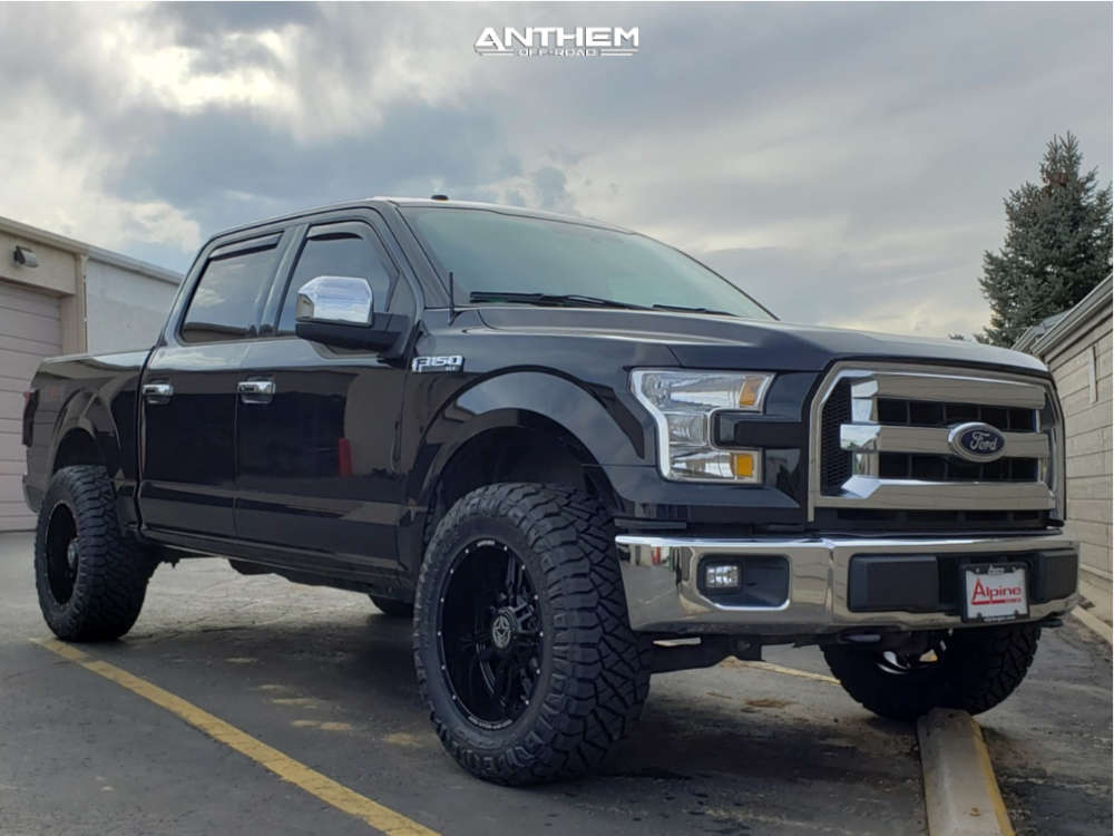 2017 Ford F-150 Wheel Offset Aggressive > 1" Outside Fender Leveling ...